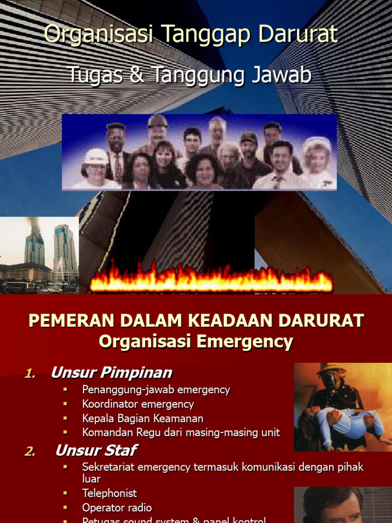 Organisasi Tanggap Darurat-1 | PDF