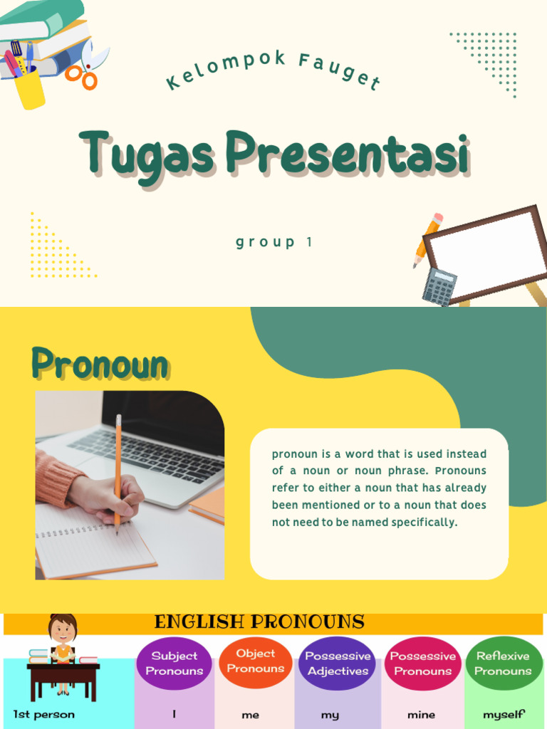 Pronoun, Inference Group 1 | PDF | Pronoun | Noun