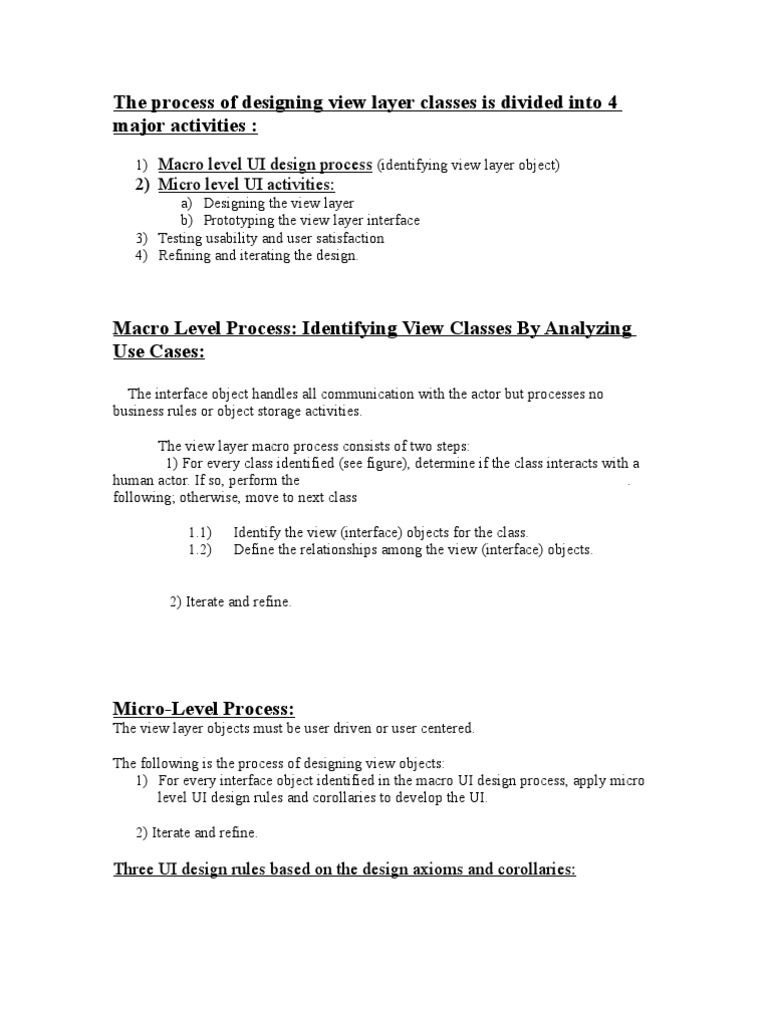 Ooad | PDF | User Interface Design | User Interface