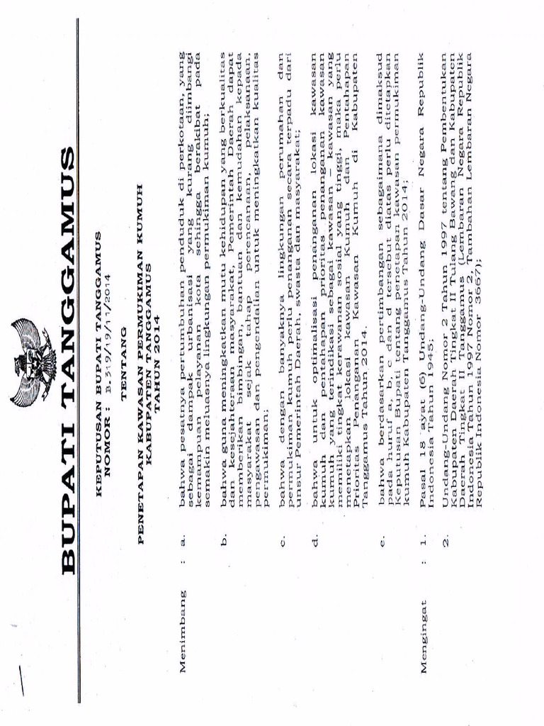 SK Kumuh Tanggamus 2014 | PDF