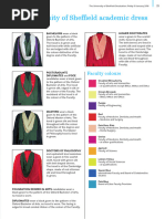 Academic Hood Degree Color Chart | PDF | Science | Bachelor's Degree