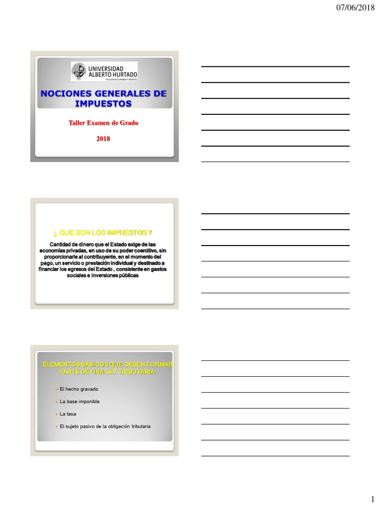 Examen de Grado Tributacion Codigo Tributario 1 | PDF | Impuestos | Ciencias Políticas