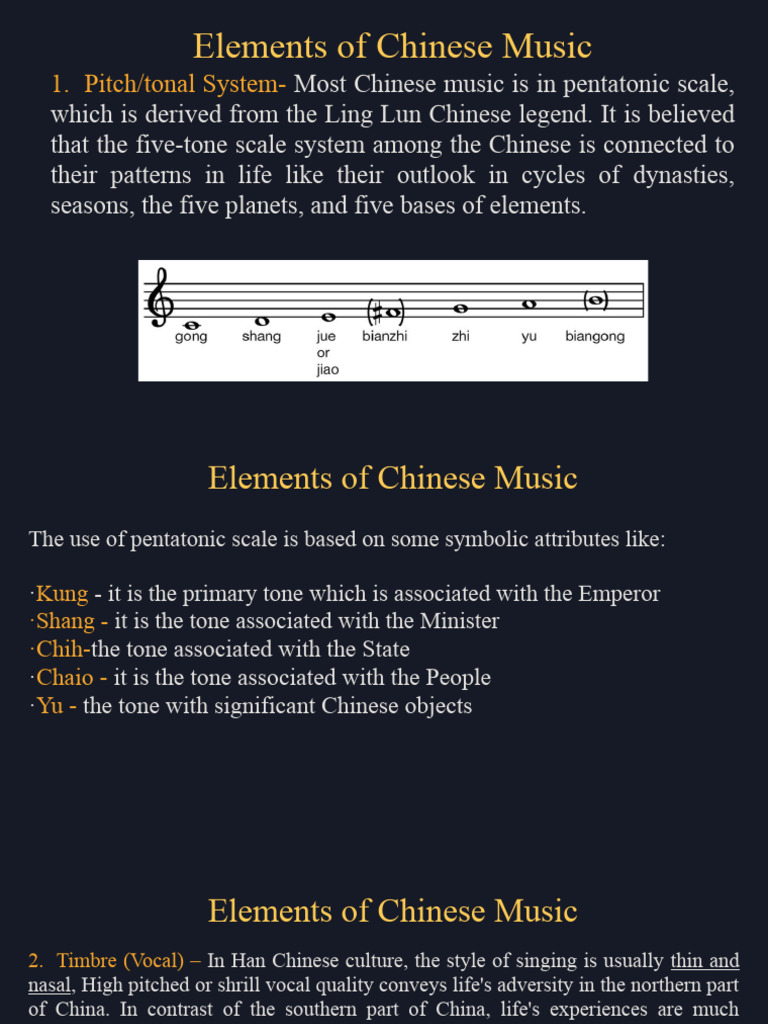 Music of China | PDF | Songs | Musical Instruments