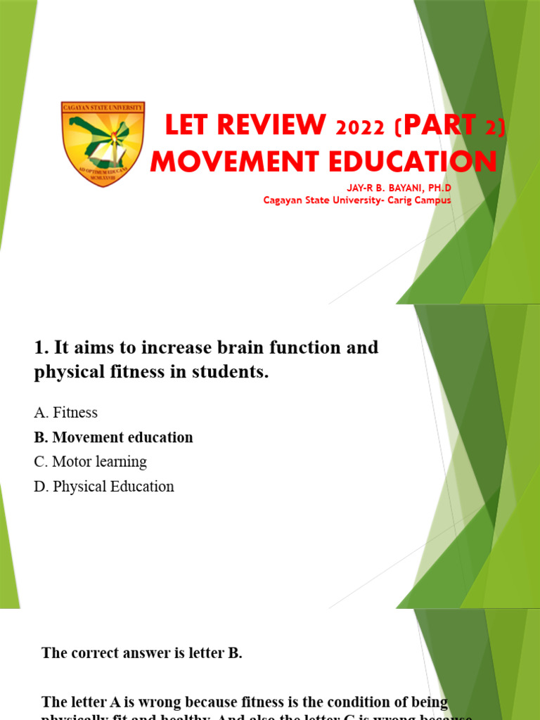 Let Review Part 2 Movement Ed | PDF | Force | Inertia