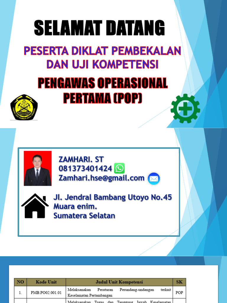 Materi 7 - PMB. P002.003.01 Melaksanakan Pertemuan Keselamatan Pertambangan Terencana | PDF