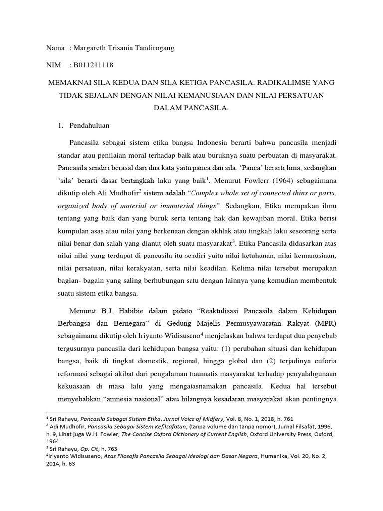 Organized Body of Material or Immaterial Things". Sedangkan, Etika ...