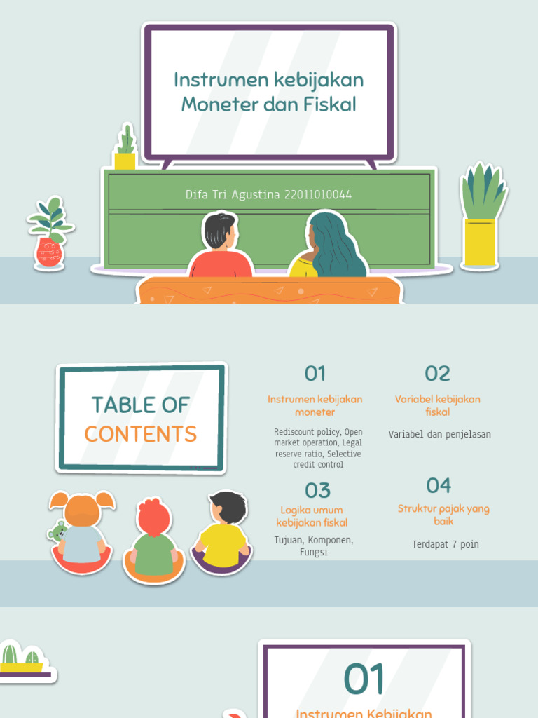 Instrumen Kebijakan Moneter Dan Fiskal | PDF