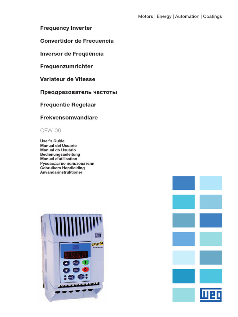 WEG CFW 08 Inverter Manual | PDF