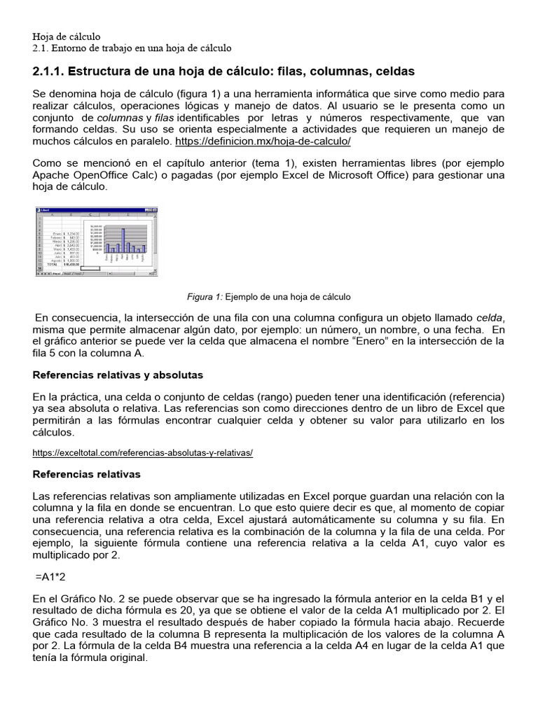 Tema 2 Ofimatica | PDF | Microsoft Excel | Hoja de cálculo