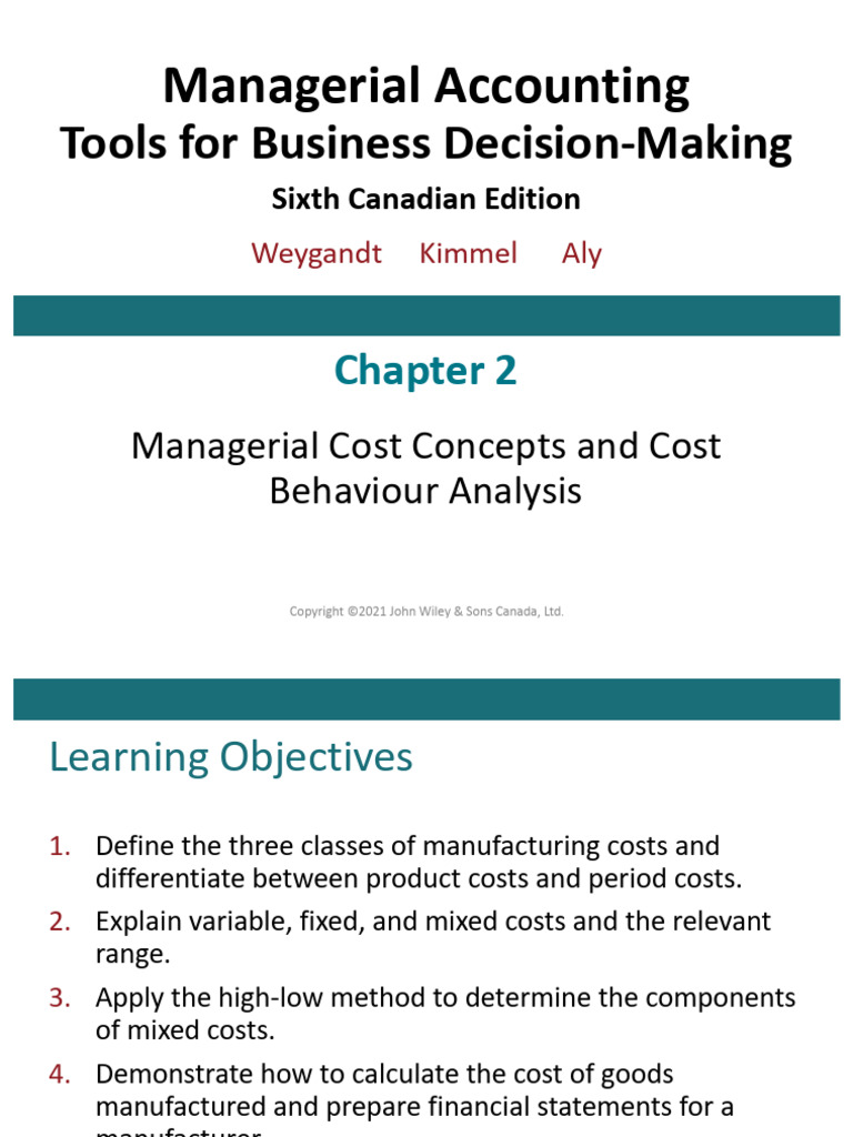 Managerial Accounting: Tools For Business Decision-Making | PDF | Cost ...