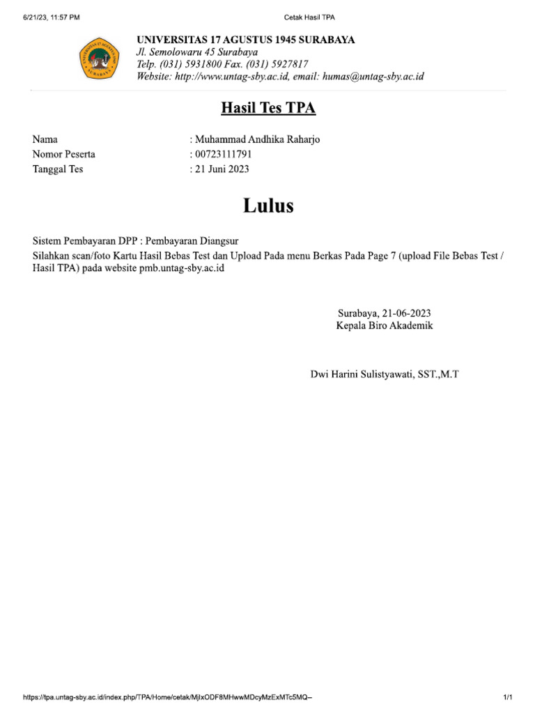 Hasil TPA | PDF