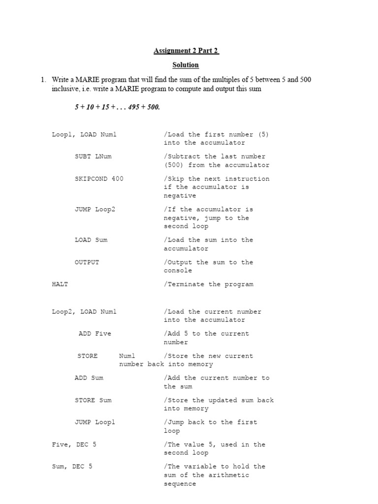 Assignment 2 Part 2 Solution | PDF | Control Flow | Ascii Assignment 2 Part 2 Solution | PDF | Control Flow | Ascii