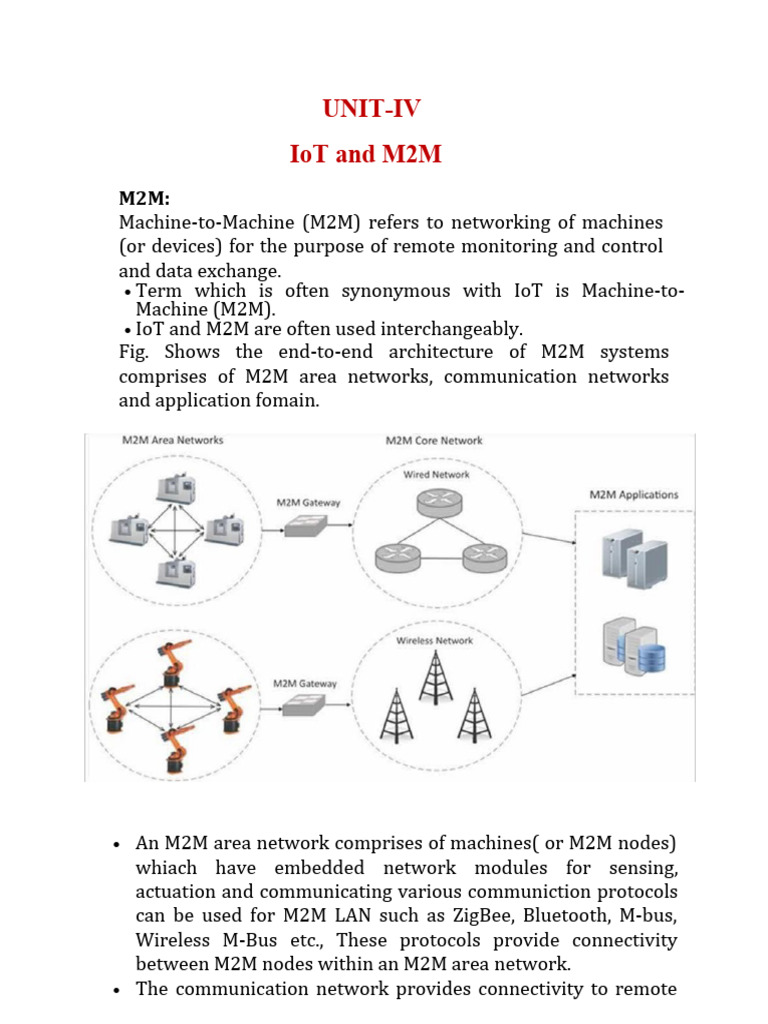 m2m Iot | PDF | Computer Network | Information And Communications Technology