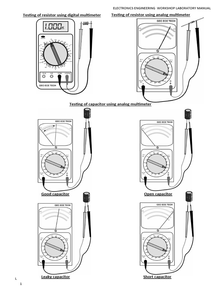 ECE Workshop Practicals Exp No.4 | PDF | Bipolar Junction Transistor | Resistor