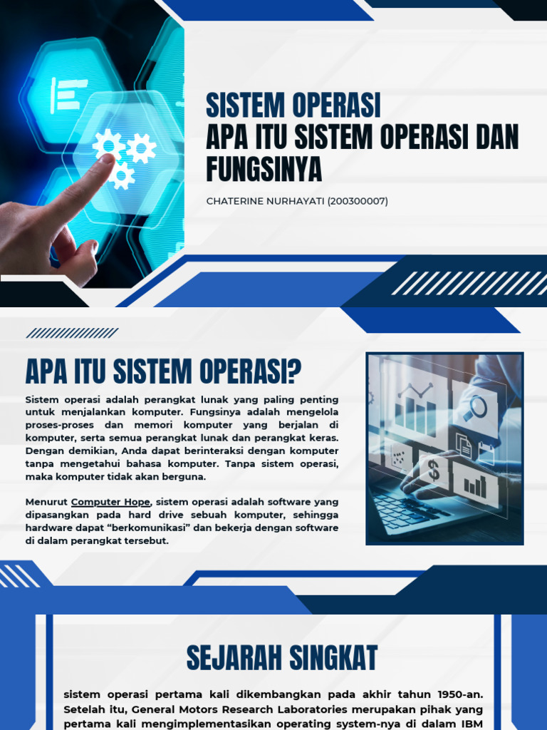 Fungsi dan Sejarah Sistem Operasi | PDF