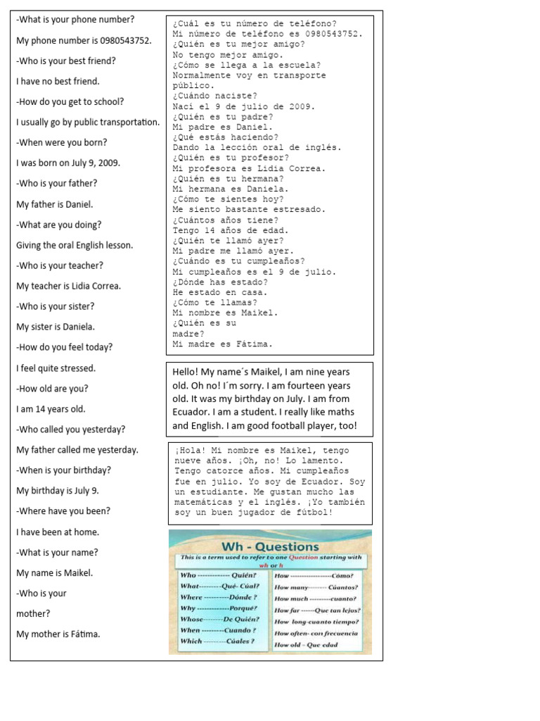 Estudio Ingles | PDF | Relaciones personales, crianza y desarrollo personal
