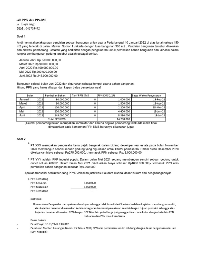 TUGAS 6 LAB PPN Dan PPNBM | PDF