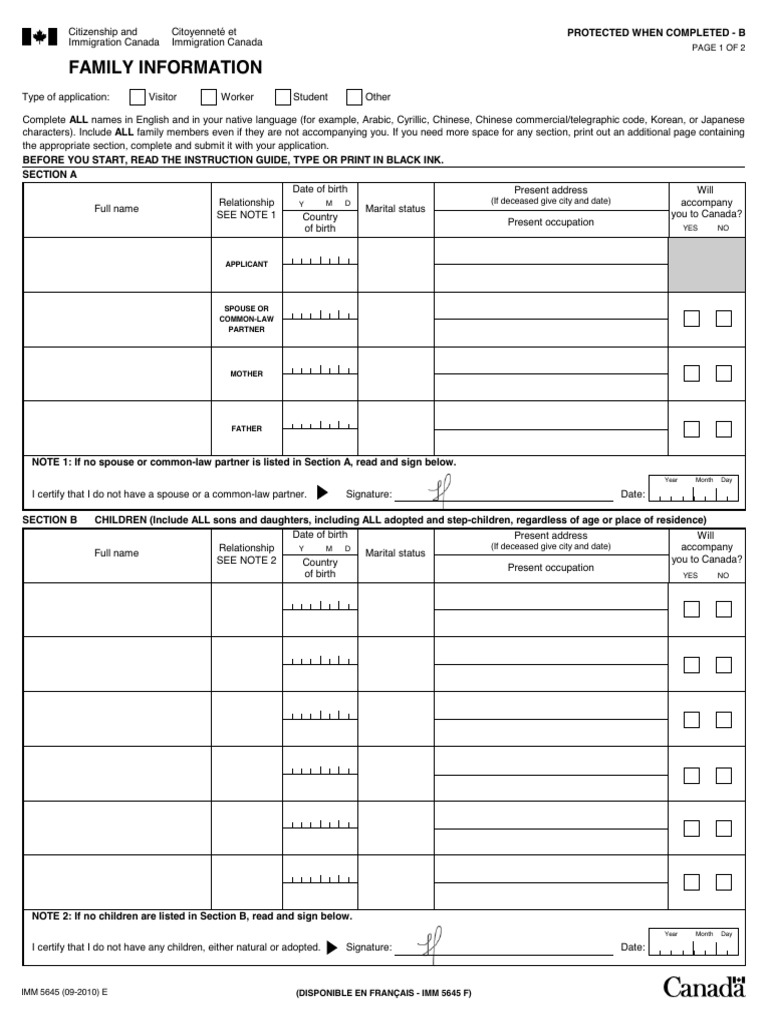 Imm 5645 F | PDF | Human Migration