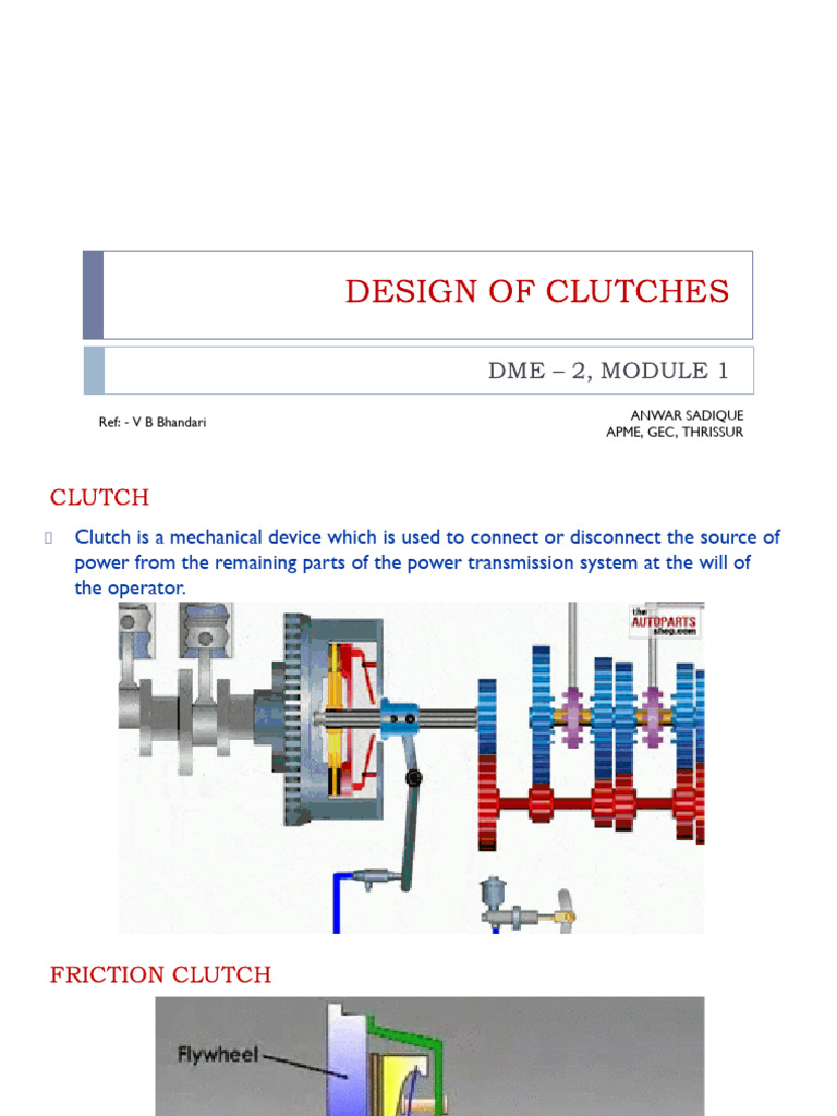 2 Clutches & Brakes | PDF | Clutch | Friction