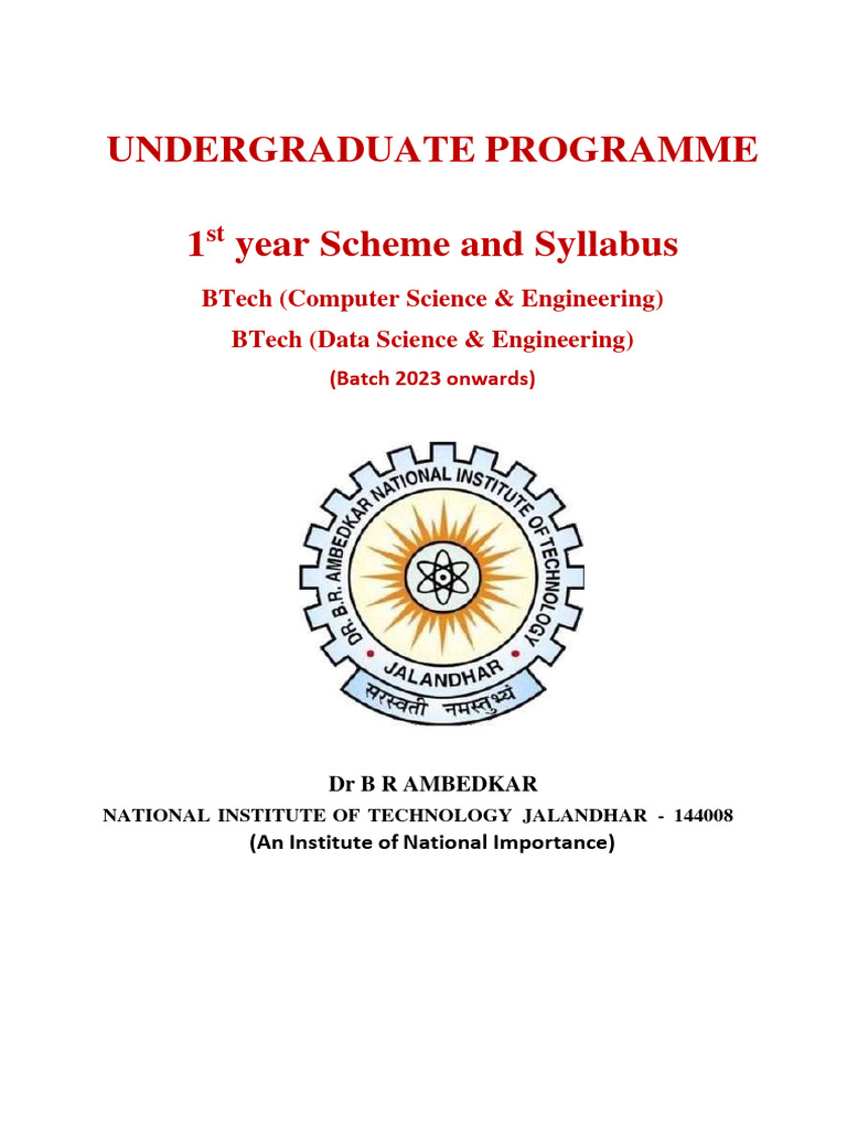 1st Year Sllybus CSE) | PDF | Fourier Transform | Amplifier