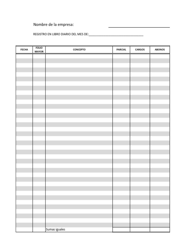 Formatos de Contabilidad | Descargar gratis PDF | Contabilidad | Economias