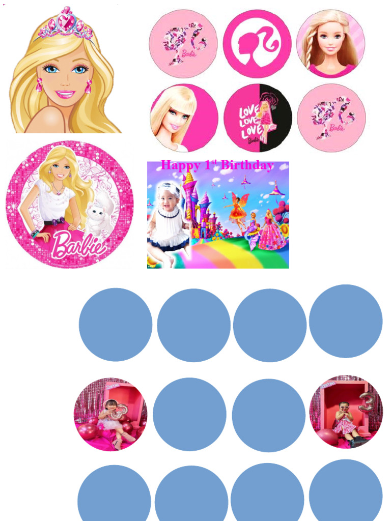 Barbie Cake Toppers | PDF