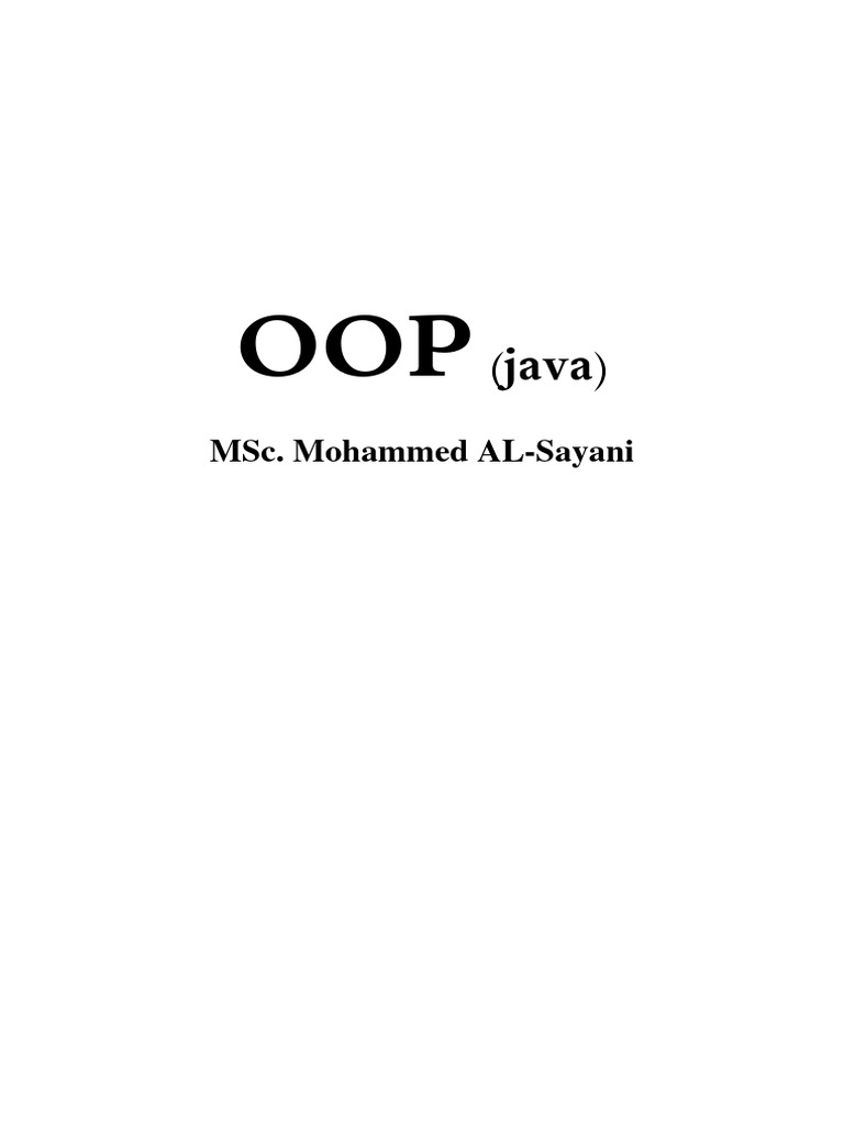A Lecture Number 1 (Java) | PDF | Data Type | Java (Programming Language) A Lecture Number 1 (Java) | PDF | Data Type | Java (Programming Language)