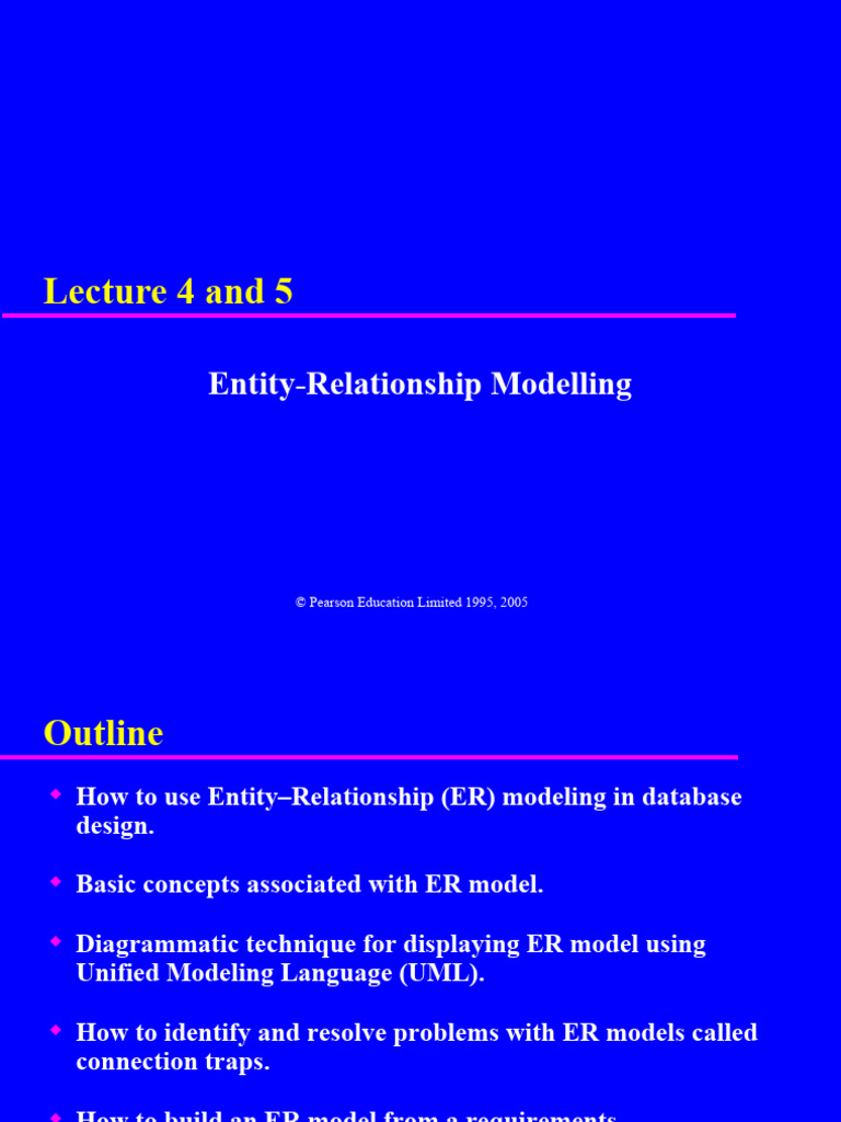 Lec4,5EnityRelationalship Model | PDF | Conceptual Model | Software Engineering