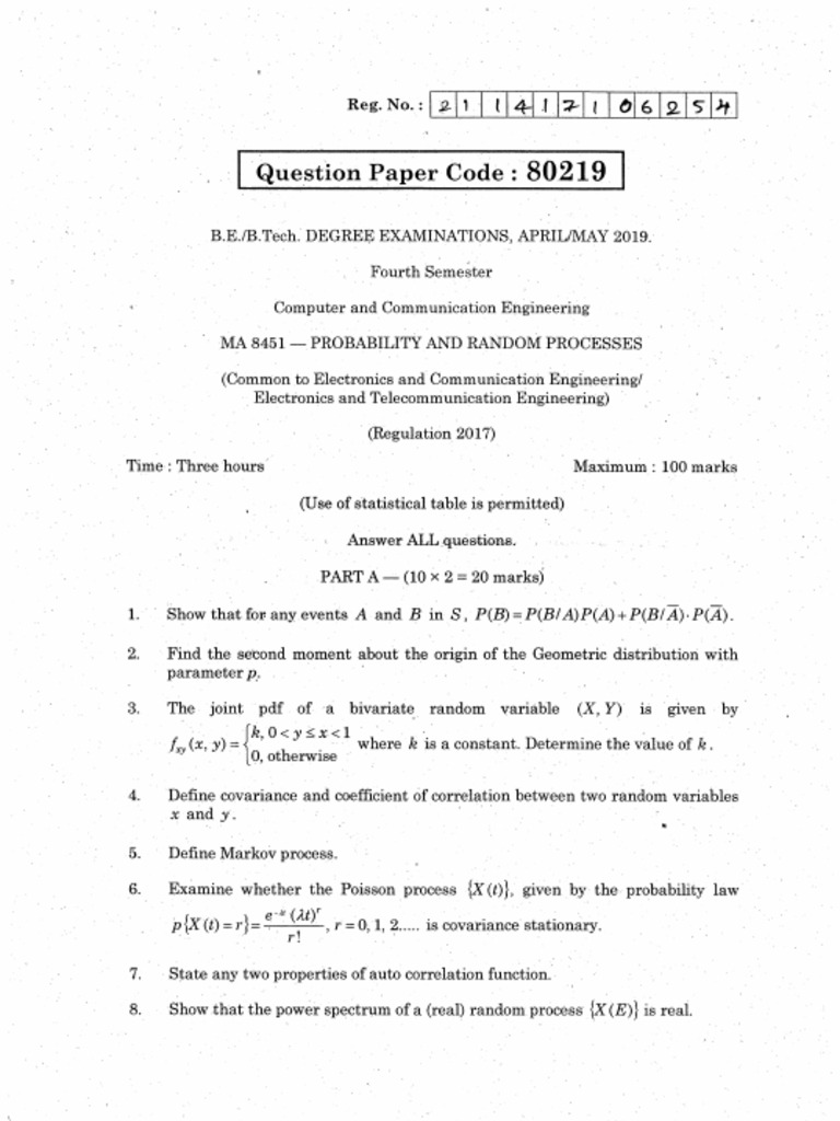 Am19 & ND19 Ma8451 PRP Uqp | PDF