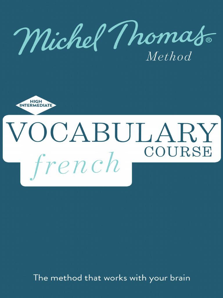 Booklet French Vocabulary | PDF | French Language | Vocabulary
