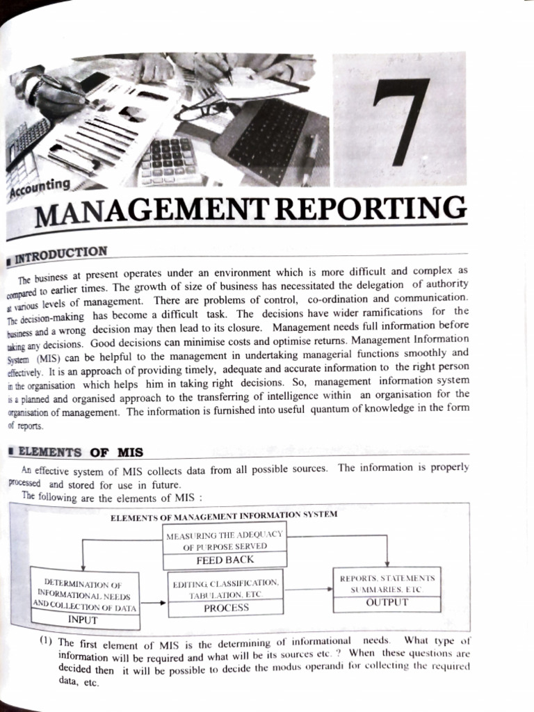 Management Reporting | PDF | Information | Income Statement
