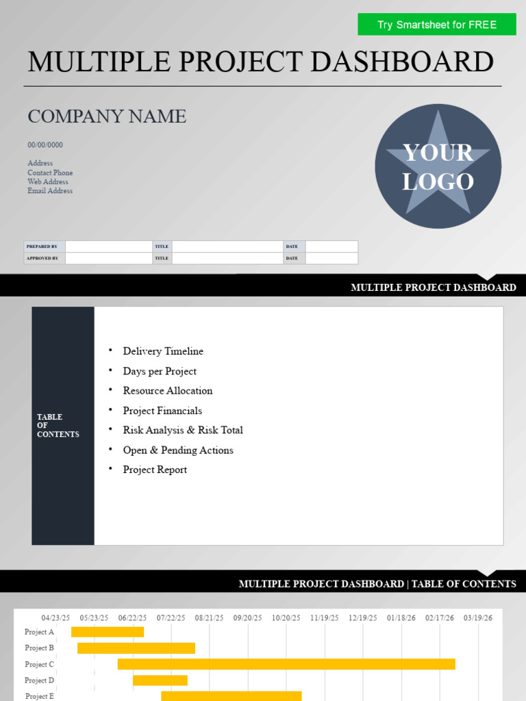 Multi-Project Dashboard Overview | PDF | Computing