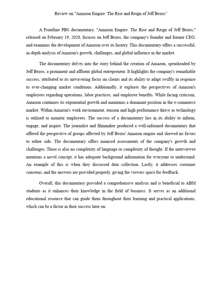 A Frontline PBS Documentary | PDF