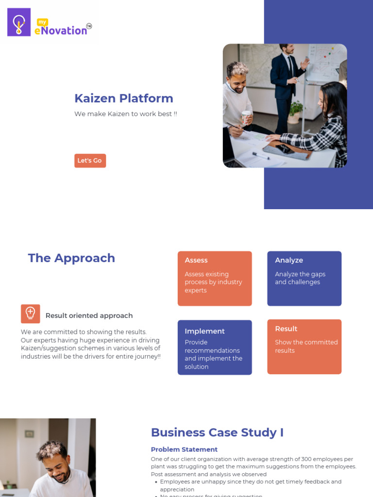 myeNovation-Kaizen Deck | Download Free PDF | Enterprise Resource Planning | Cloud Computing