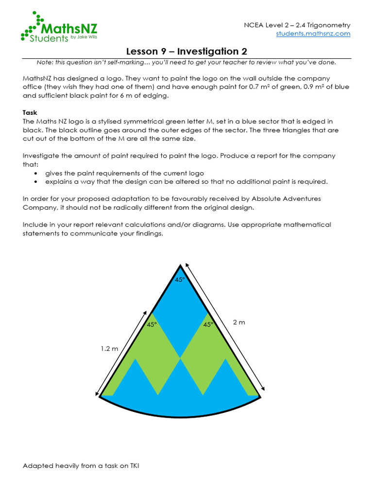 Lesson 9 - Investigation 2 | PDF