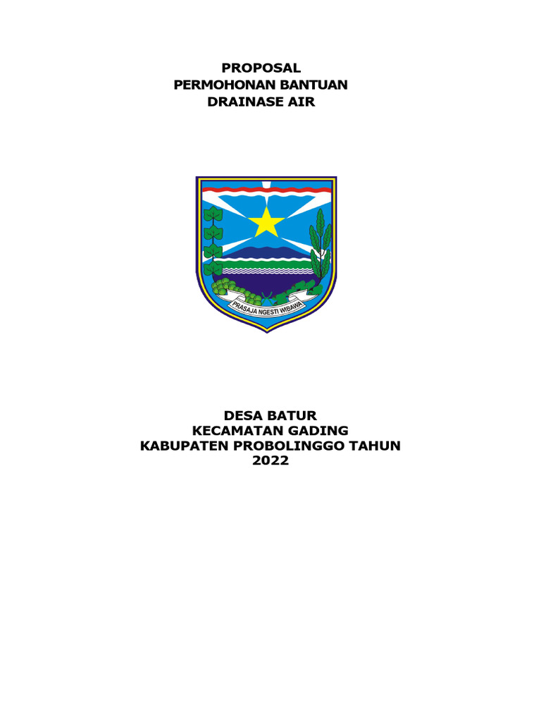 PROPOSAL Drainase | PDF