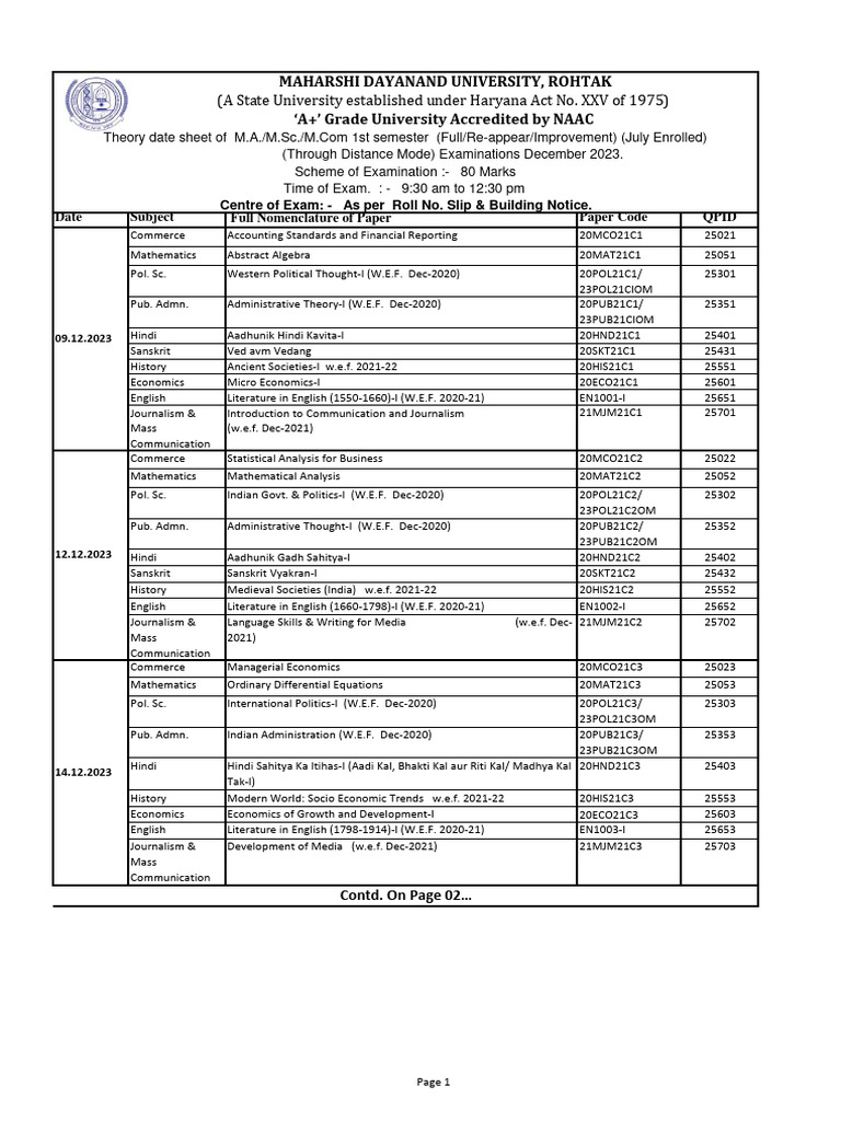 4 - 11-25-2023 - 10-42-35 - M.A. M.SC. M.Com 1st Semester (DDE) Exams ... 4 - 11-25-2023 - 10-42-35 - M.A. M.SC. M.Com 1st Semester (DDE) Exams ...