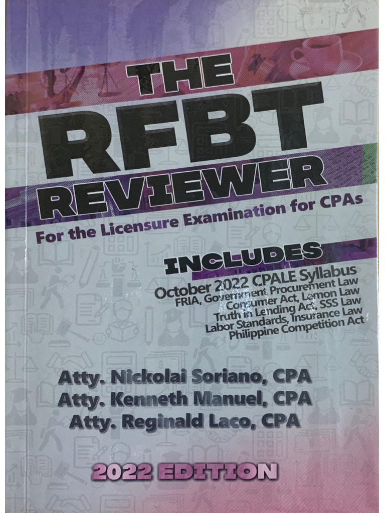 RFBT Reviewer by Laco Et Al (2022) | PDF