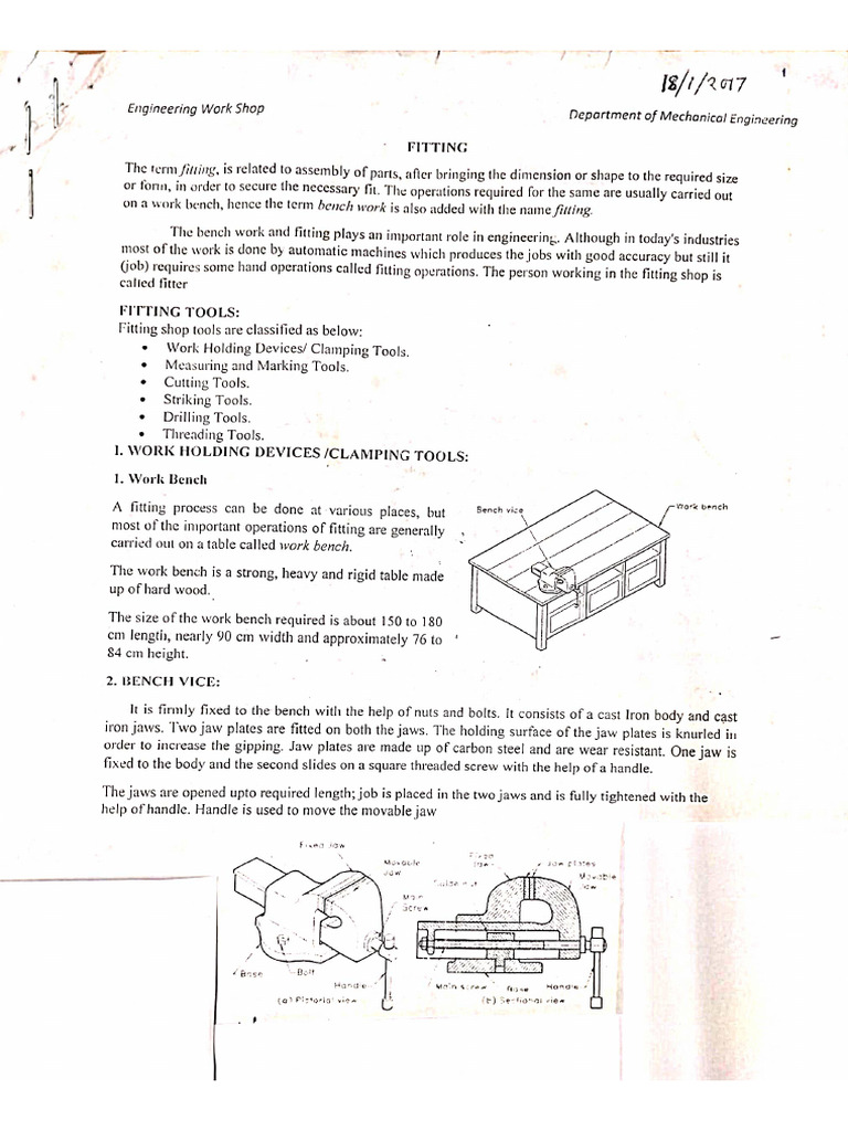 Fitting Workshop Manual | PDF