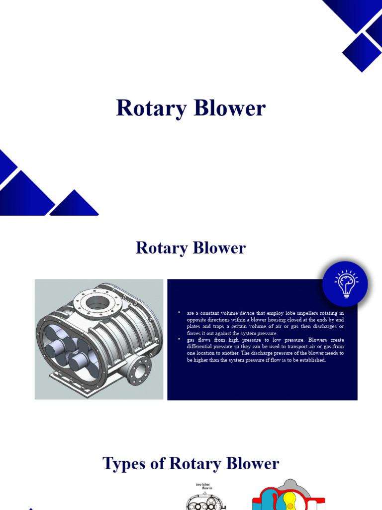 Rotary Blower Final | PDF | Gases | Liquids