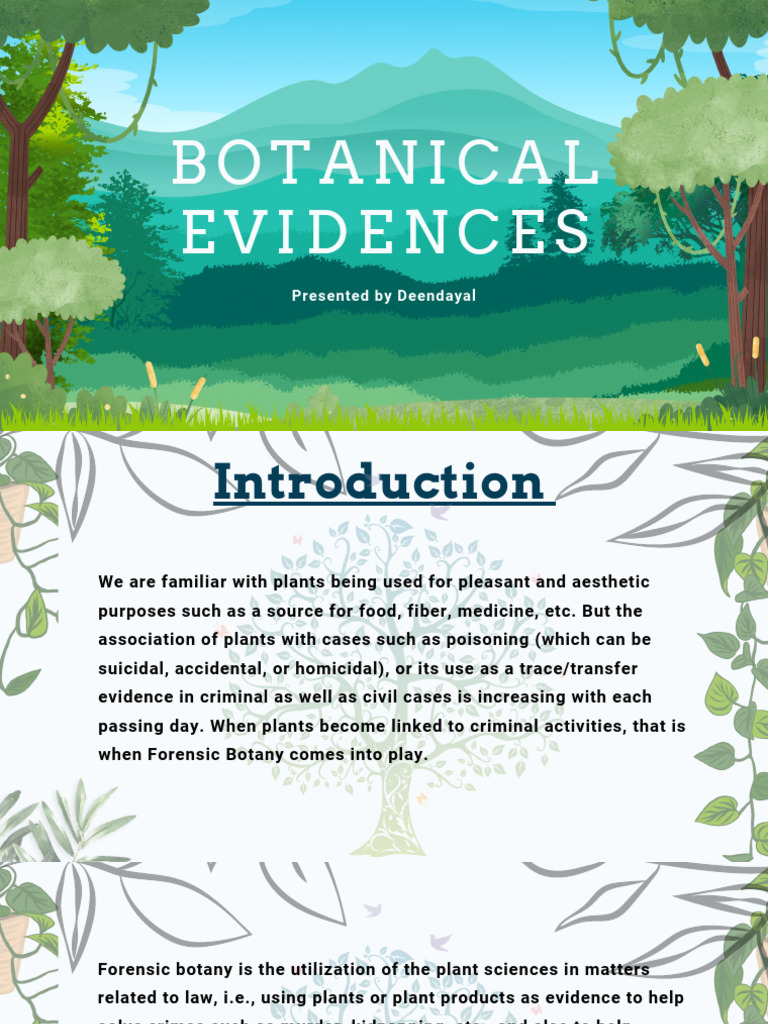 Botanical Evidences by Deendayal - 20231116 - 190210 - 0000 | PDF ...