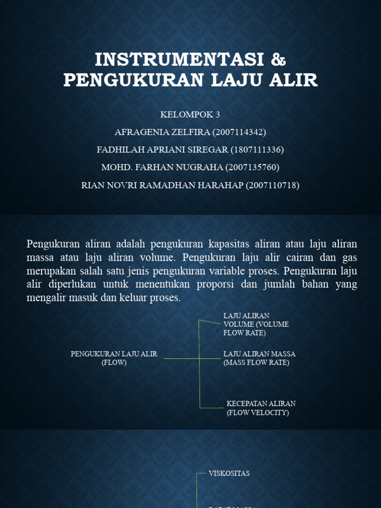 Instrumentasi Dan Pengukuran Laju Alir | PDF