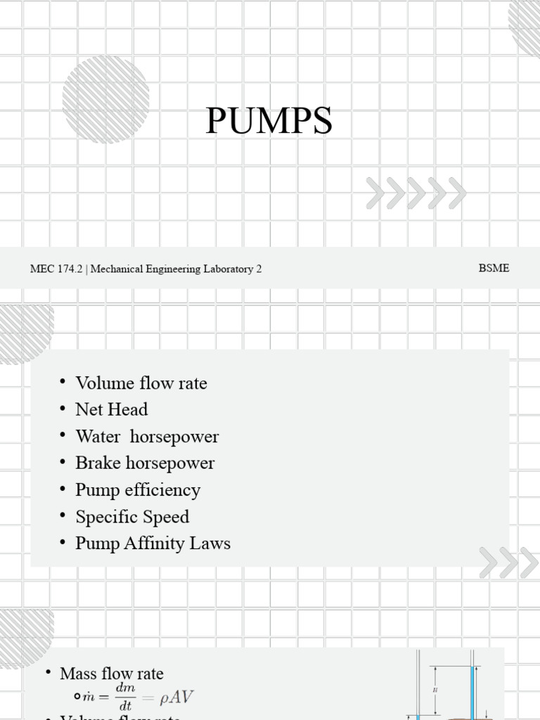 Pumps | PDF | Pump | Horsepower