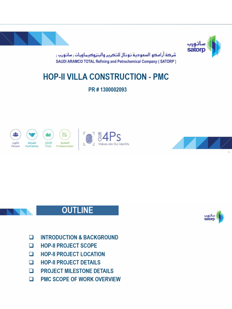 Draft - JOB EX Presentation - HOP PH2 - Villa Construction PMC - Aug 2023 | Download Free PDF ...