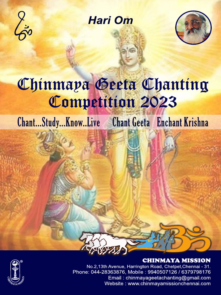 Bhagawad Geeta CH 4 Booklet | PDF | Religious Belief And Doctrine ...