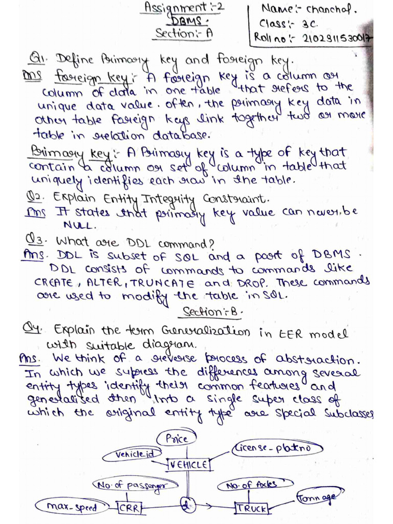 DBMS Assignment 2 | PDF