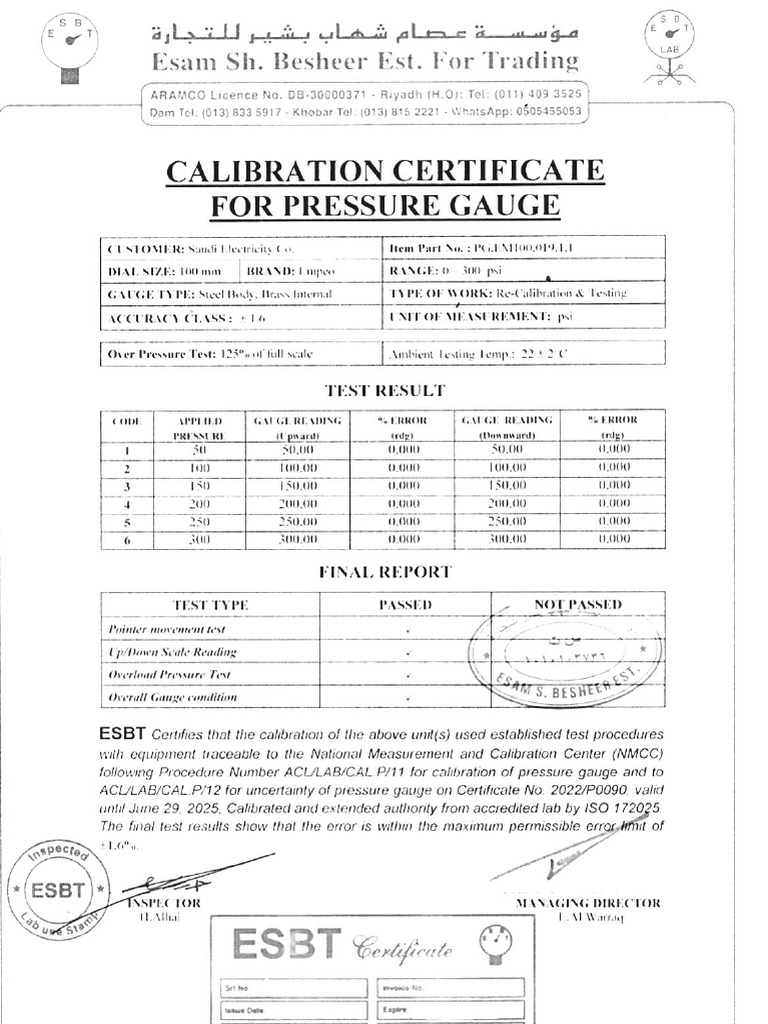 Test Cer | PDF