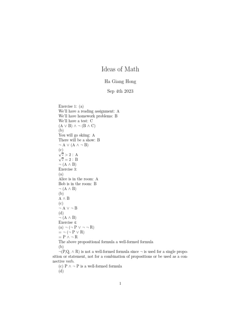 Homework 2 | PDF | Argument | Logical Consequence