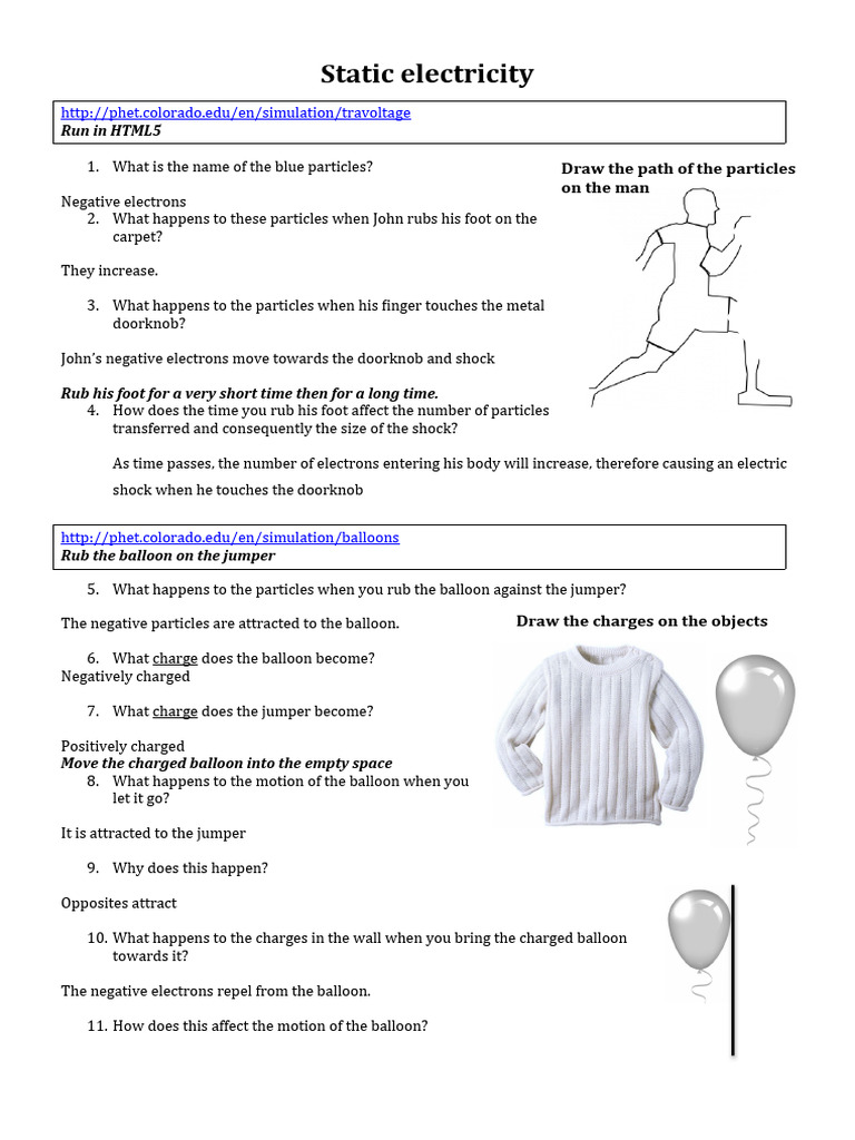 Static Electricity | PDF | Electric Charge | Electron
