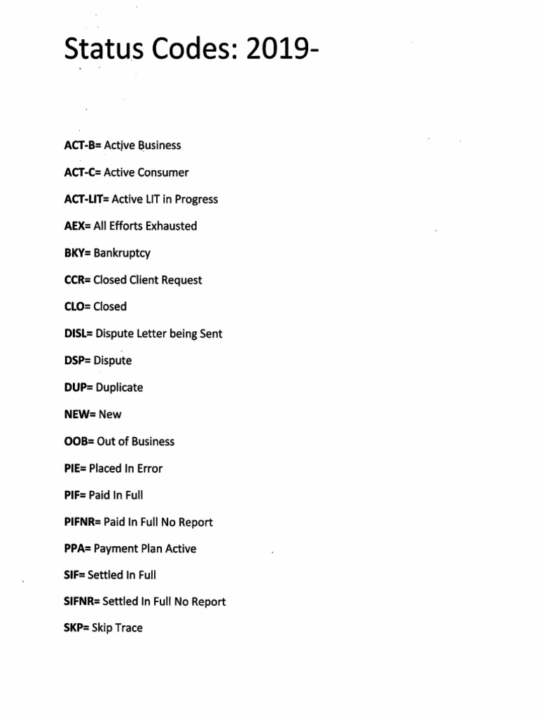 status-codes-2019-pdf